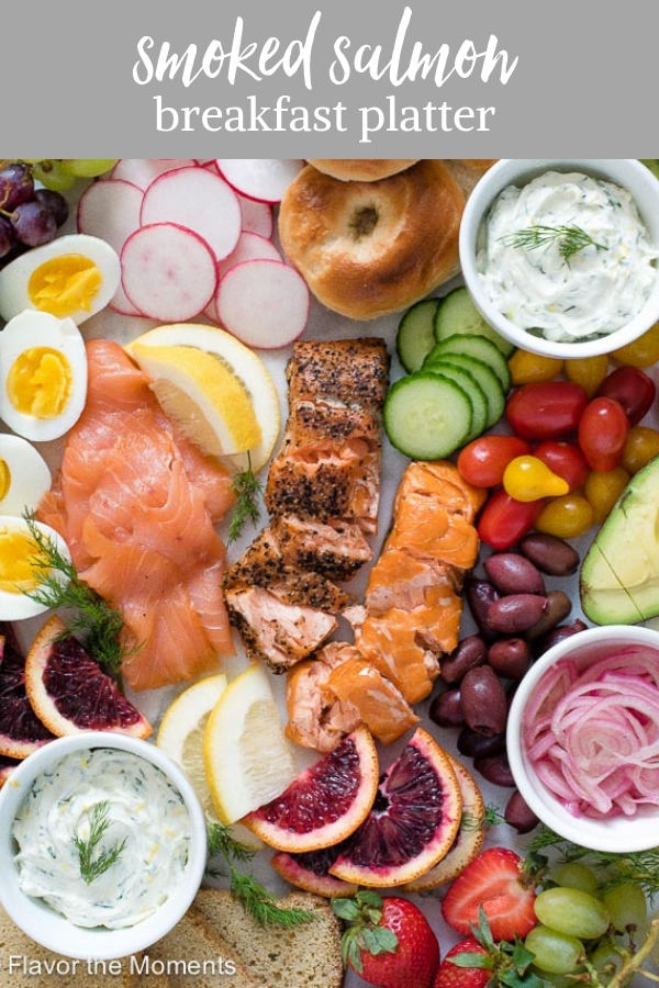 Smoked Salmon Breakfast Platter - Flavor the Moments