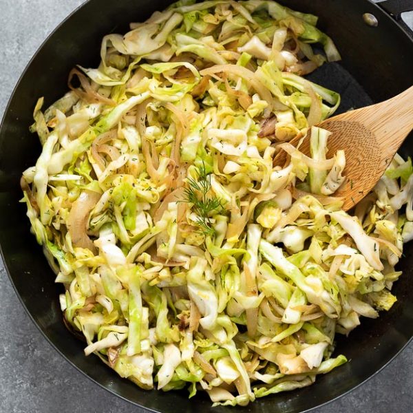 Simple Sautéed Cabbage - Flavor the Moments