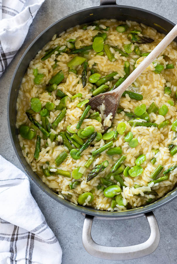 Spring Vegetable Risotto - Flavor the Moments