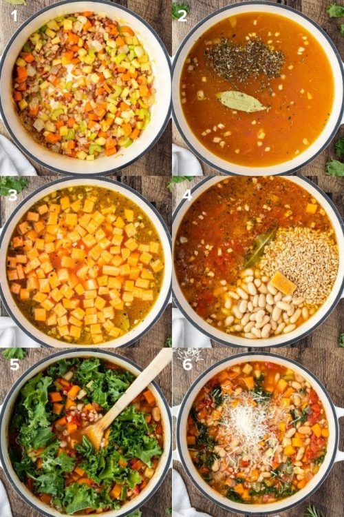 Winter Minestrone Soup - Flavor the Moments