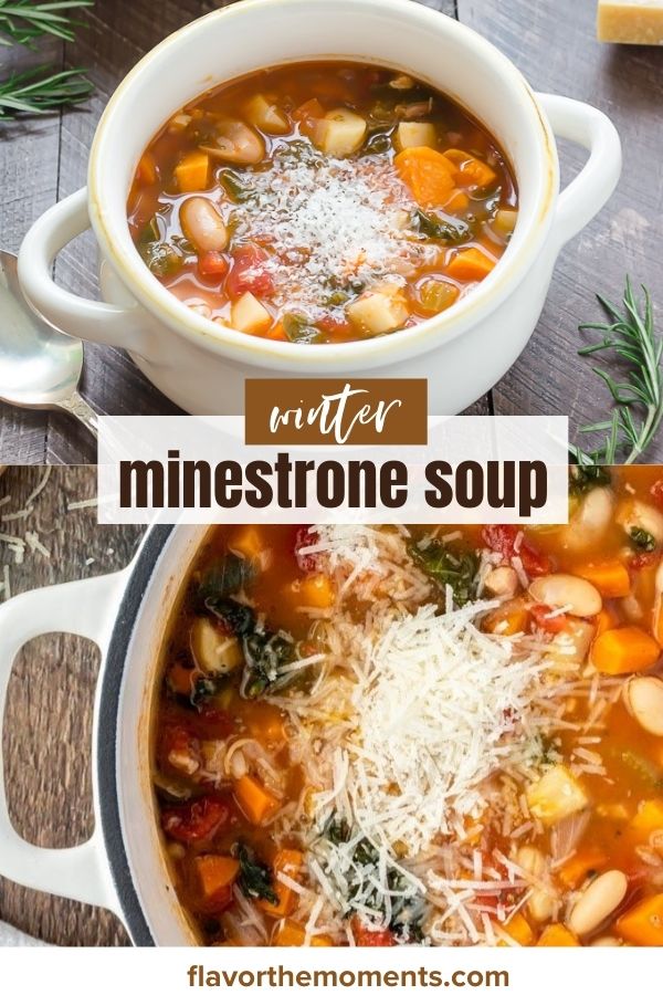 Winter Minestrone Soup - Flavor the Moments
