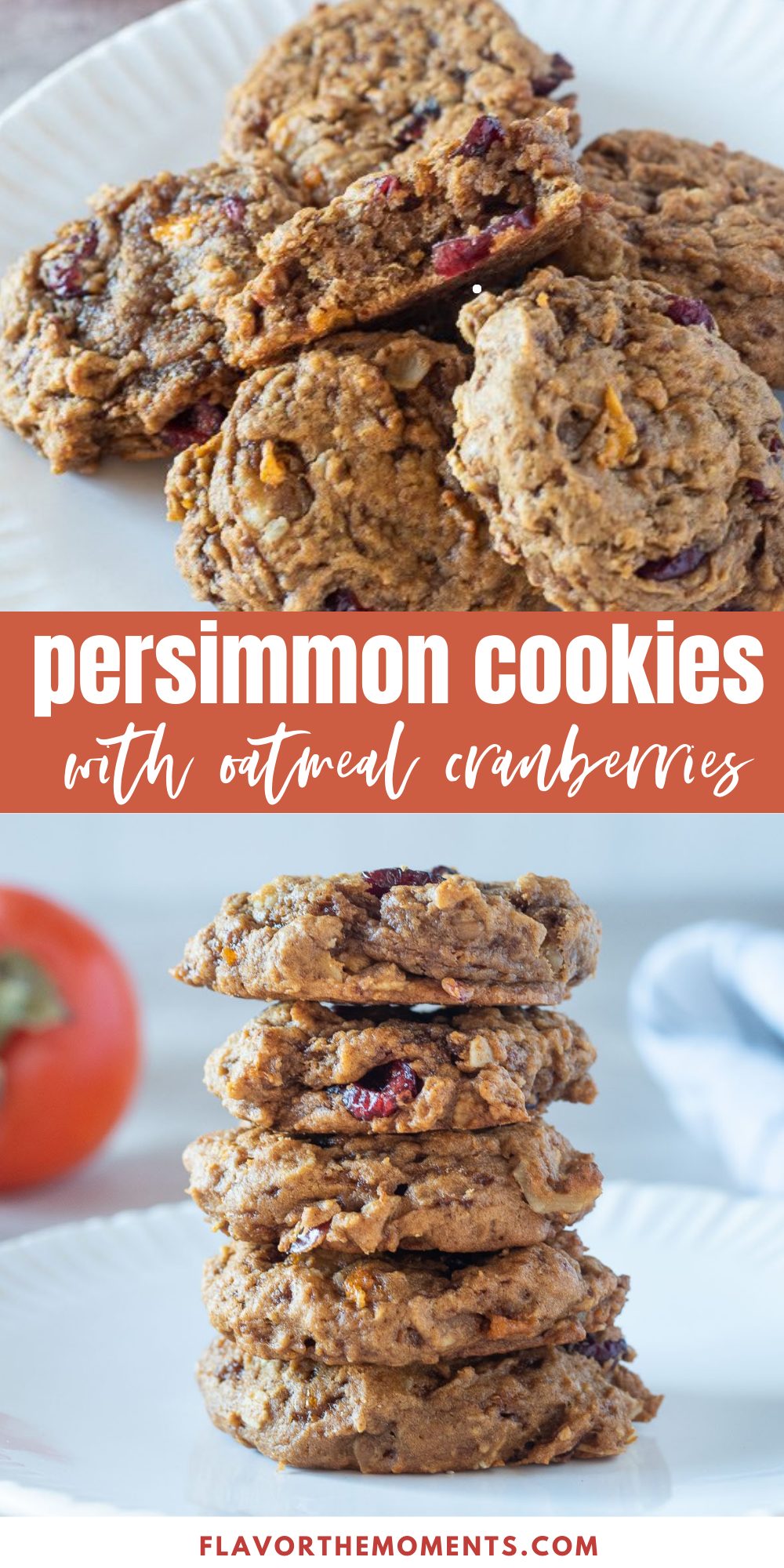 Persimmon Cookies - Flavor the Moments