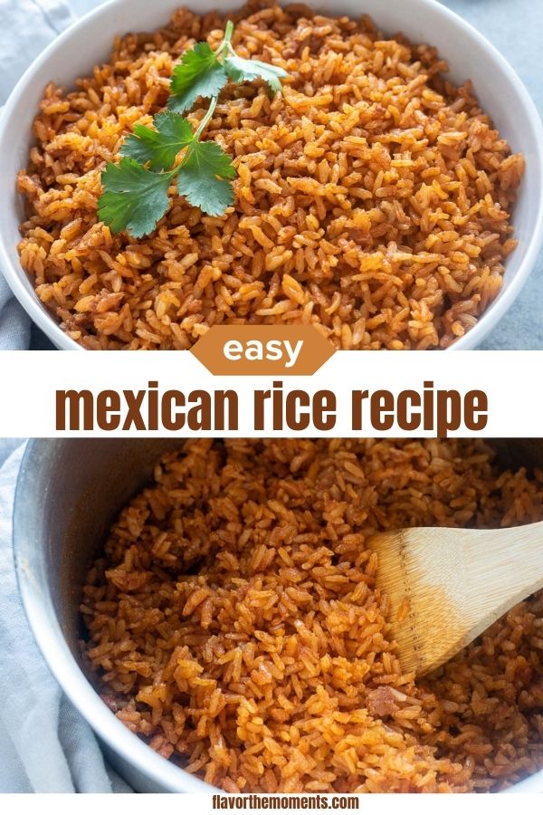 Easy Mexican Rice Recipe - Flavor the Moments