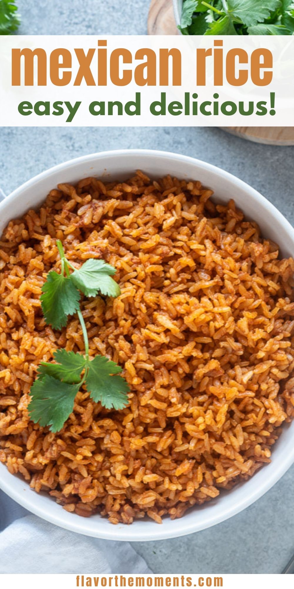 Easy Mexican Rice Recipe - Flavor the Moments