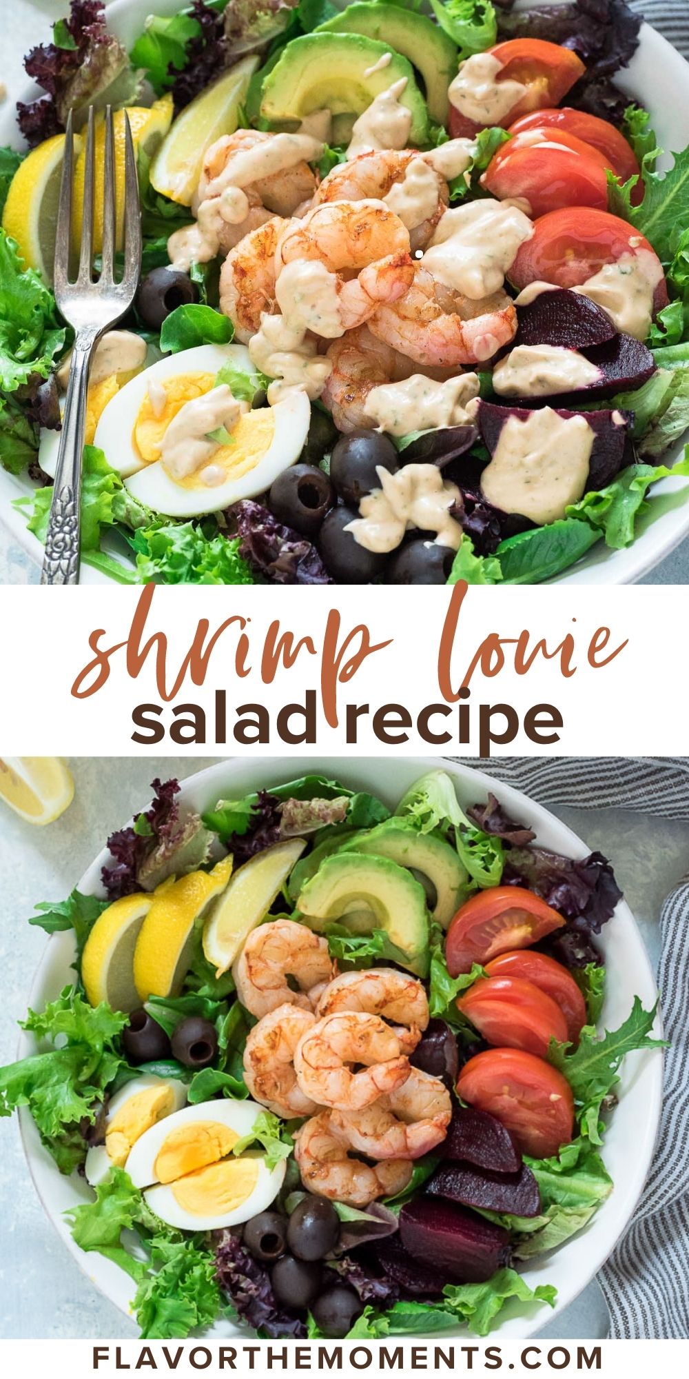 Grilled Shrimp Louie Salad - Flavor the Moments