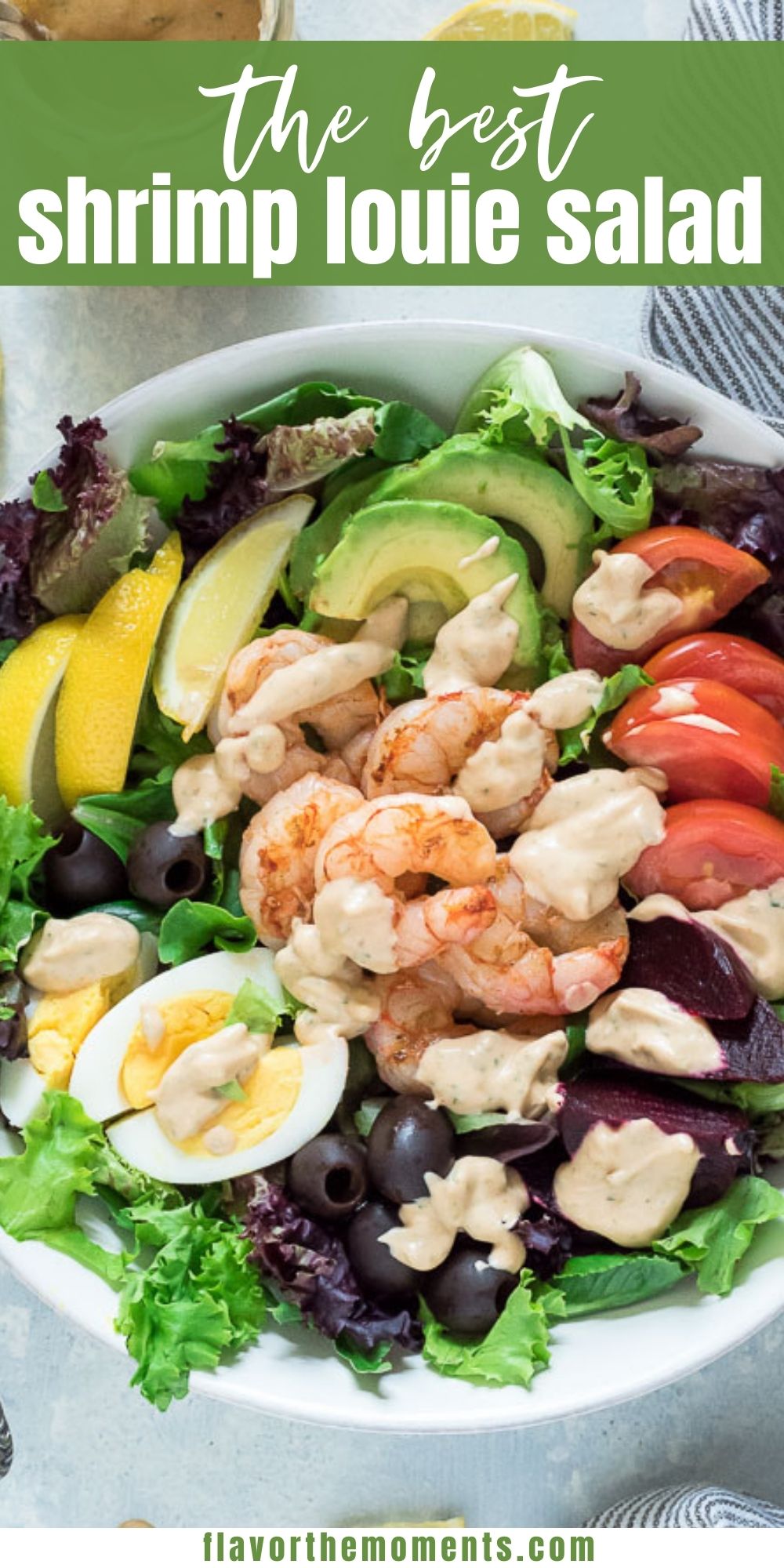 Grilled Shrimp Louie Salad - Flavor the Moments