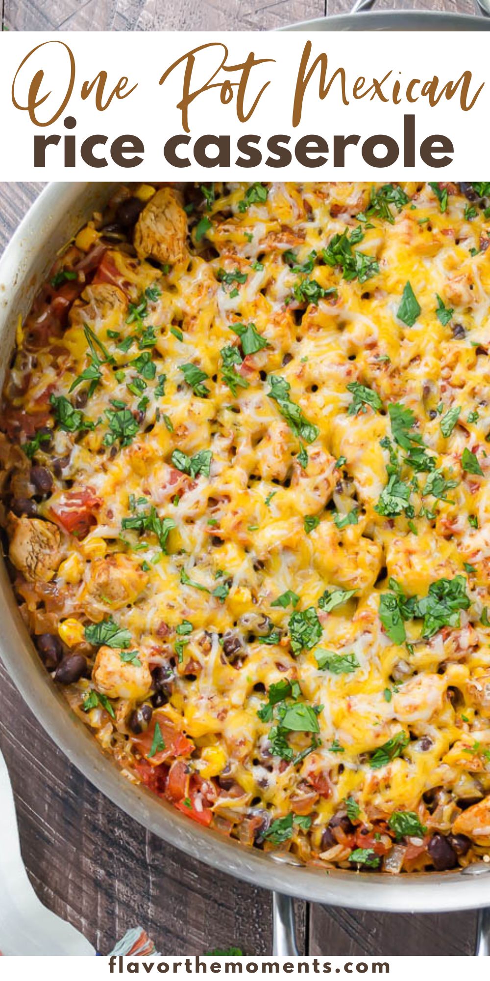 One Pot Mexican Rice Casserole - Flavor the Moments