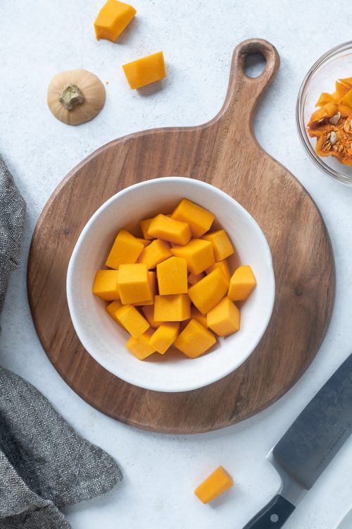 How to Peel and Cut Butternut Squash - Flavor the Moments