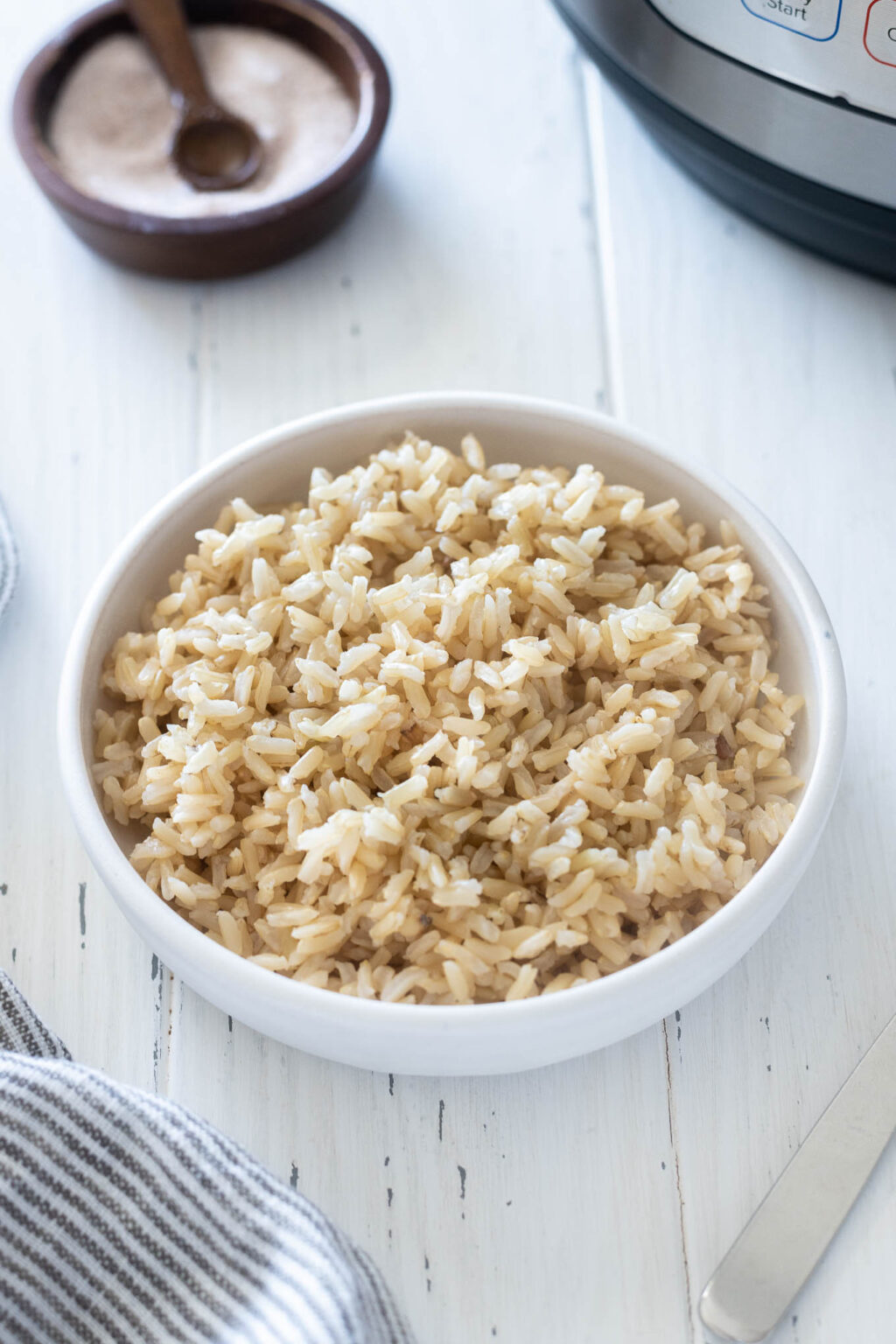 Instant Pot Brown Rice - Perfect Every Time!