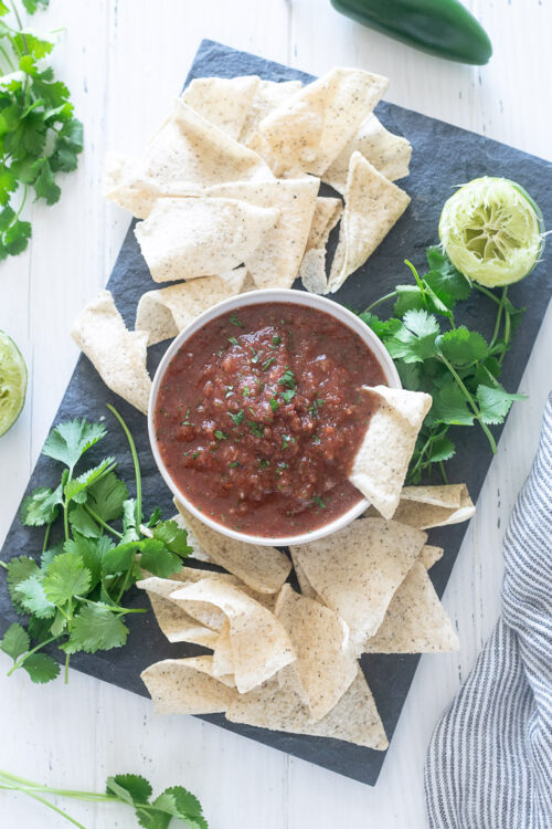 Restaurant Style Salsa Recipe - Flavor the Moments
