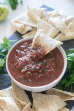 Restaurant Style Salsa Recipe - Flavor the Moments