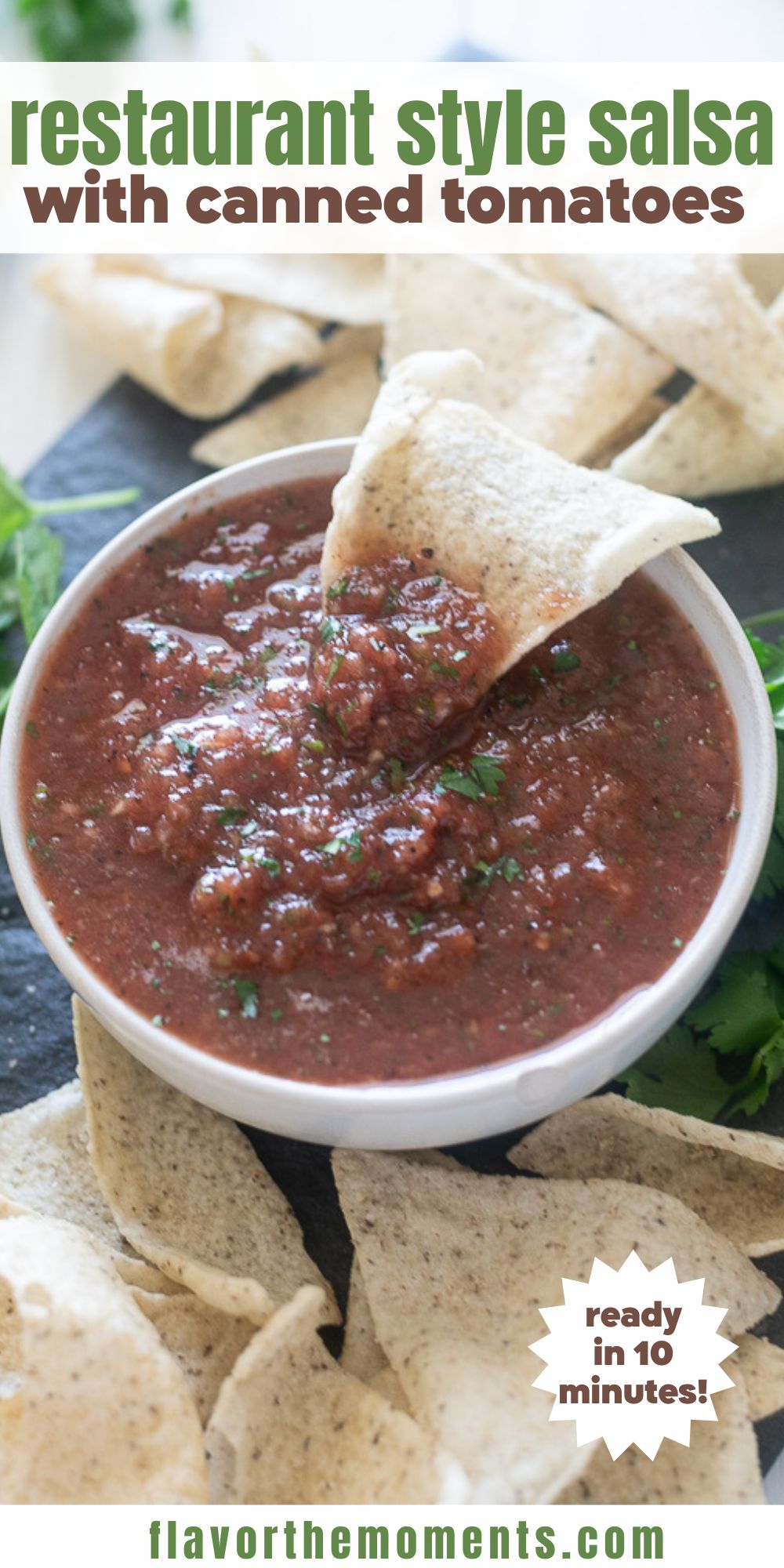 Restaurant Style Salsa Recipe - Flavor the Moments