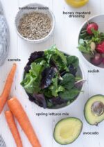 Spring Mix Salad Recipe - Flavor the Moments