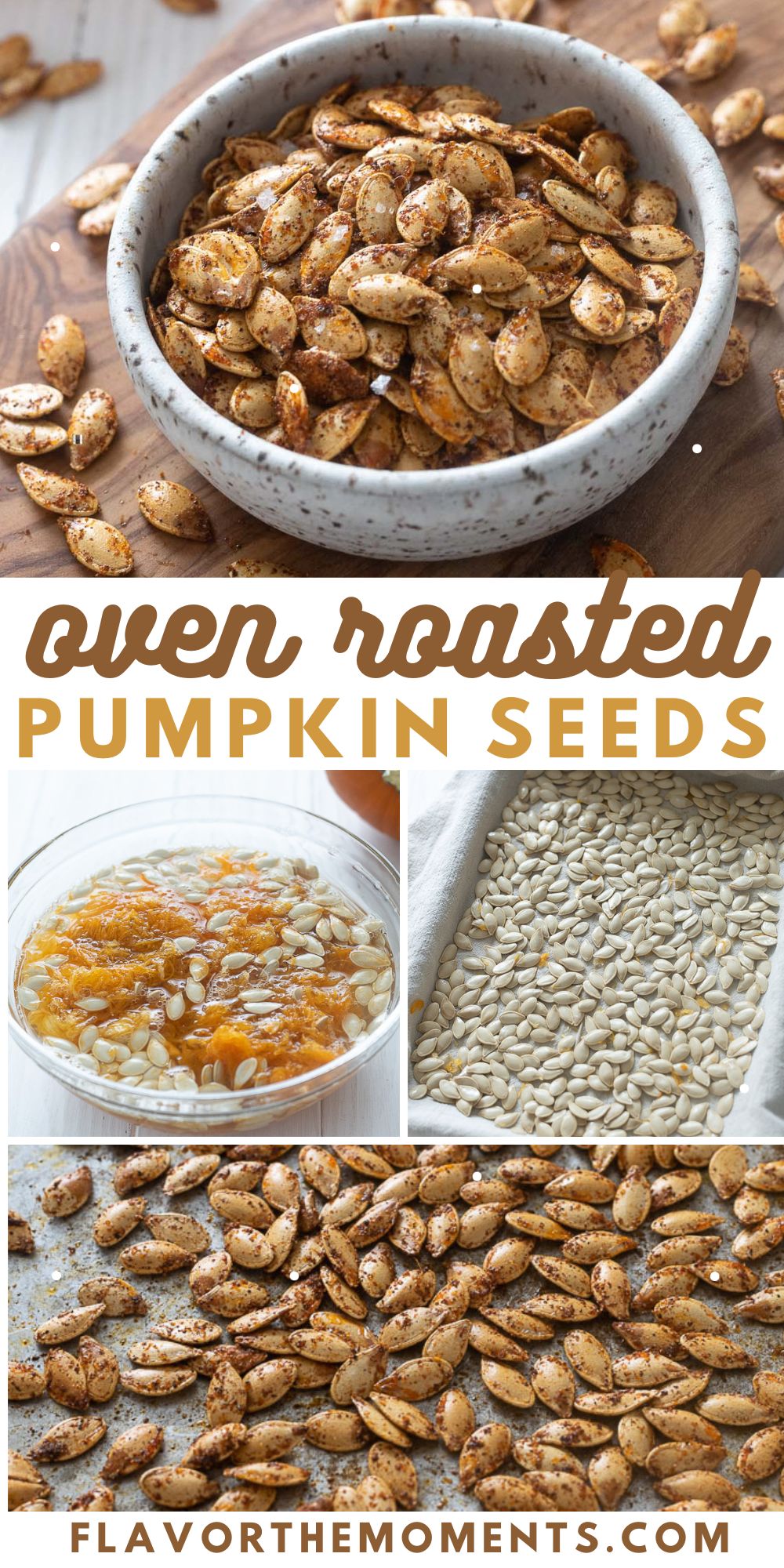 Roasted Pumpkin Seeds - Flavor the Moments