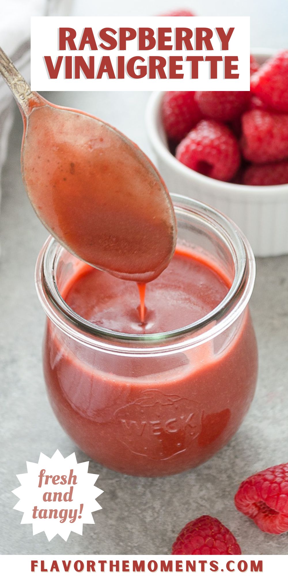 Raspberry Vinaigrette Dressing - Flavor the Moments