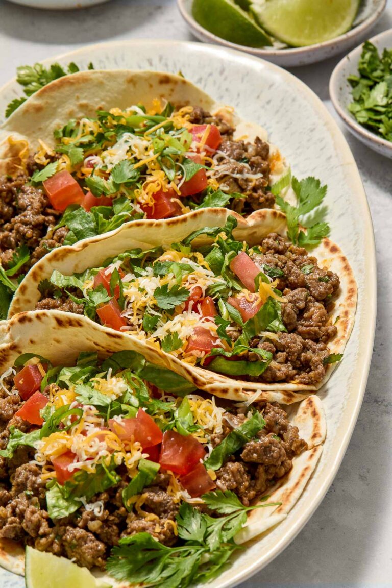 Easy Ground Beef Tacos - Flavor the Moments