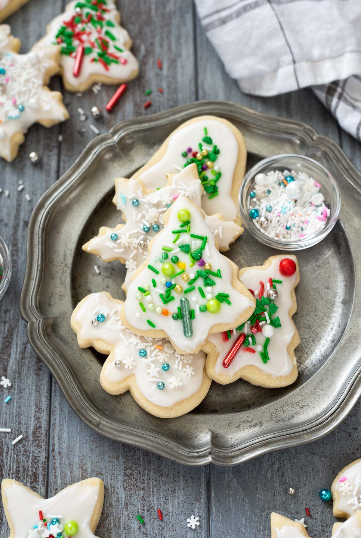 Cute Christmas Sugar Cookies W409 | Christmas Sugar Cookies, Christmas