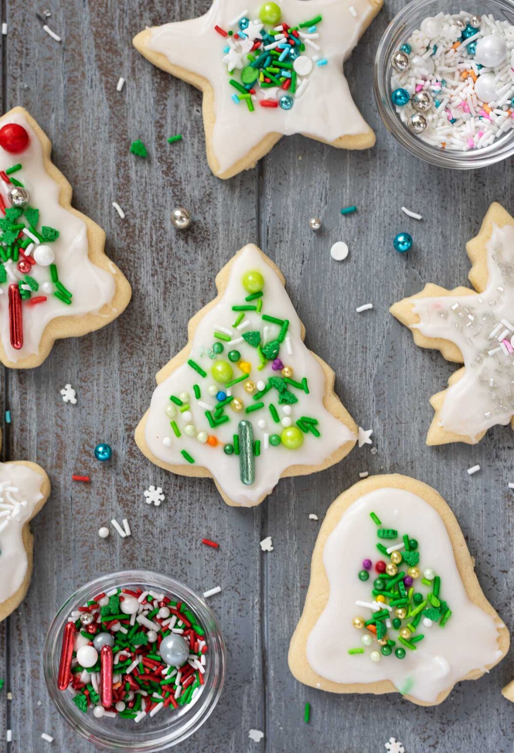Soft Christmas Cut Out Sugar Cookies - Flavor the Moments