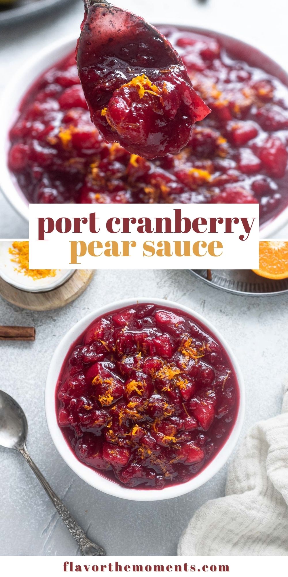 Port Cranberry Sauce - Flavor the Moments