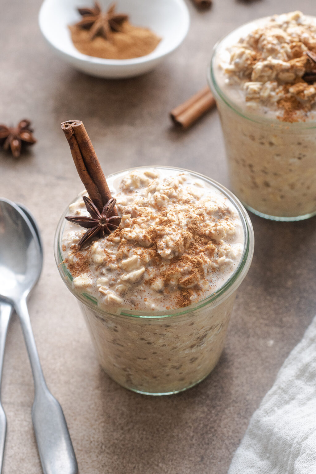 Spiced Chai Overnight Oats - Flavor the Moments