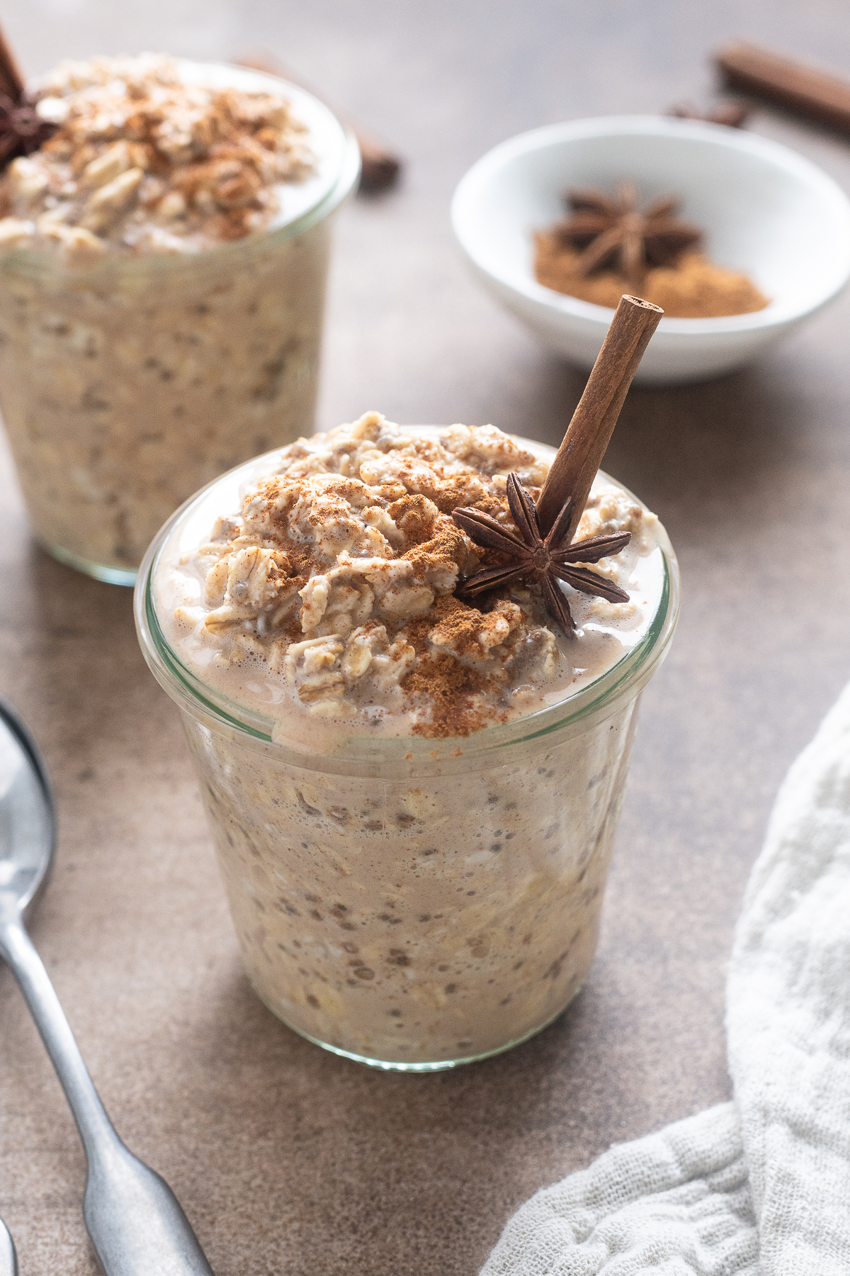 Spiced Chai Overnight Oats - Flavor the Moments