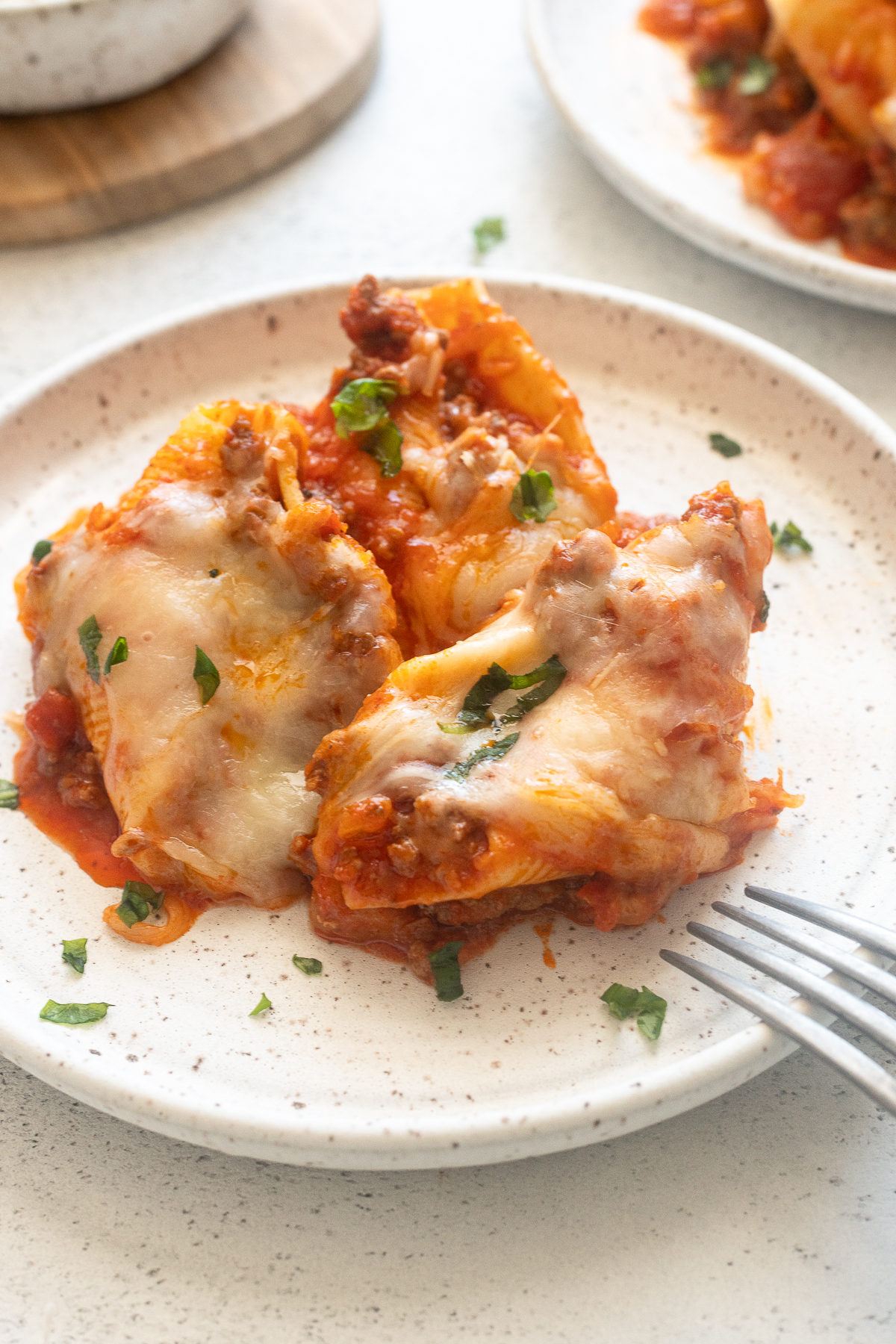 Ricotta Stuffed Shells with Ground Beef - Flavor the Moments