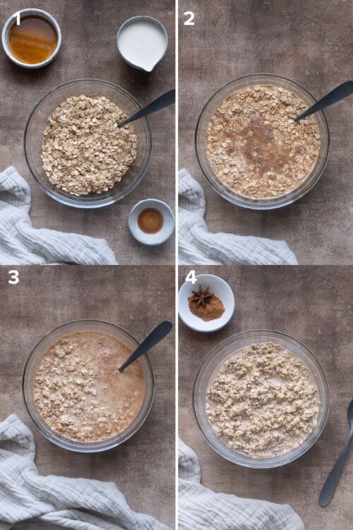 Spiced Chai Overnight Oats - Flavor the Moments