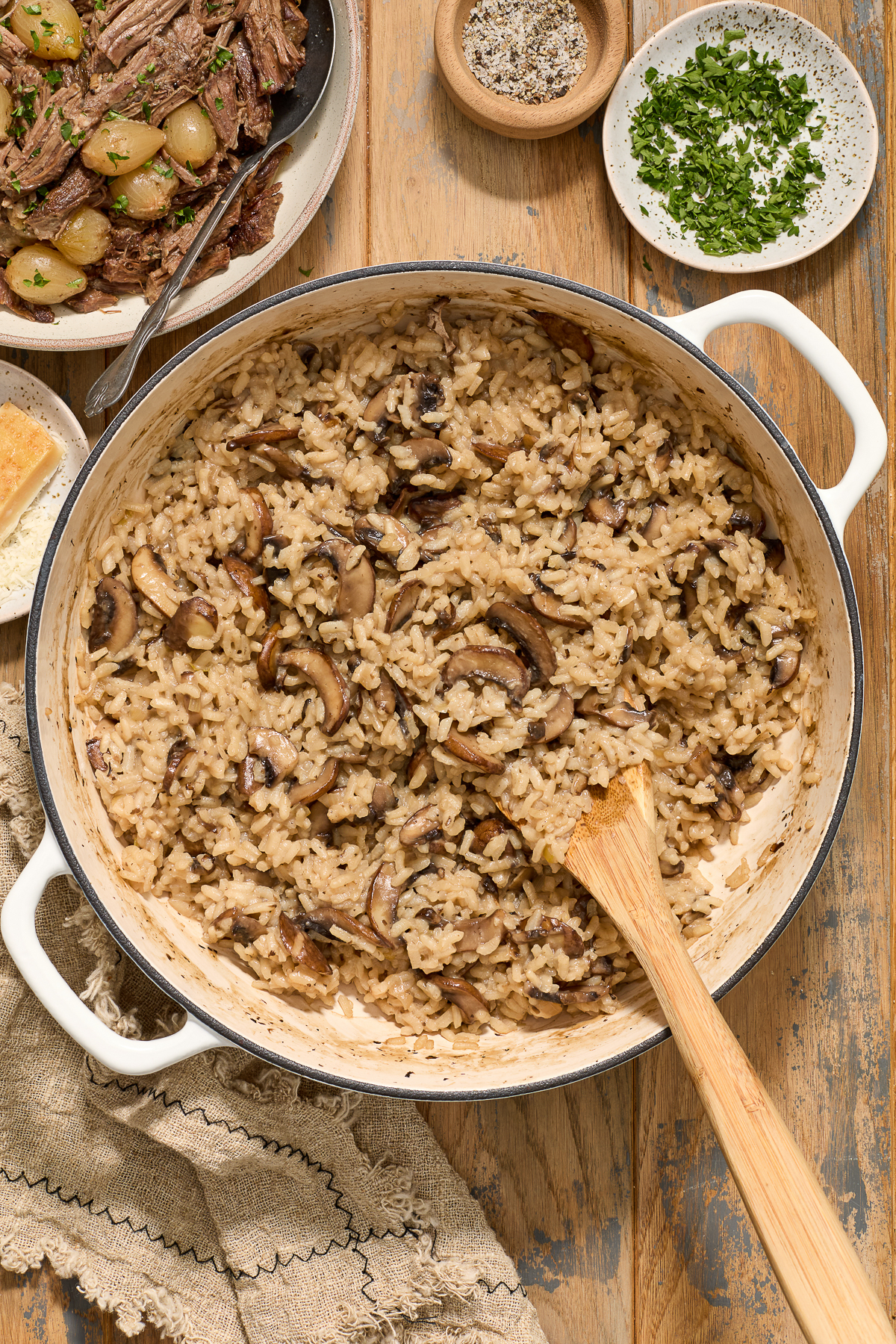 Easy Beef Short Rib Risotto - Flavor the Moments