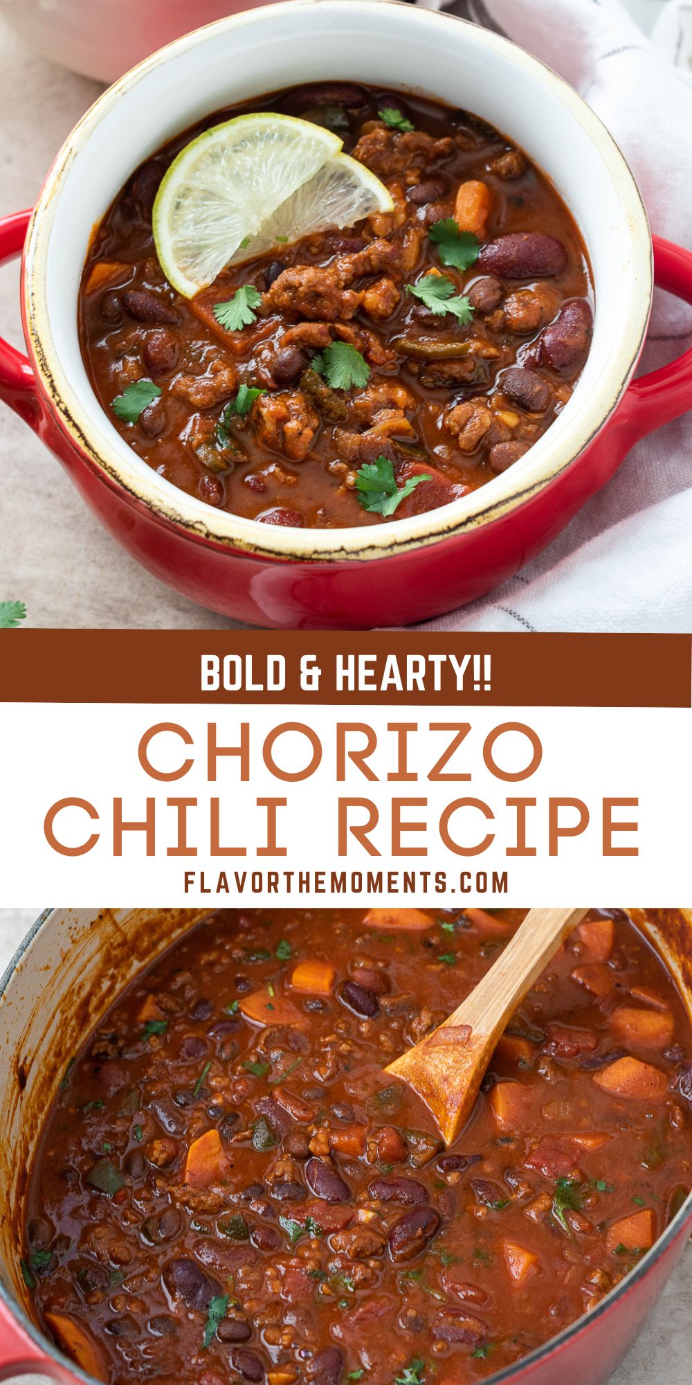 30-Minute Spicy Chorizo Chili - Flavor the Moments