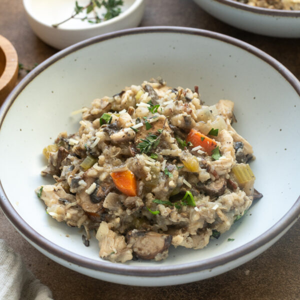 Crock Pot Chicken and Wild Rice Casserole - Flavor the Moments