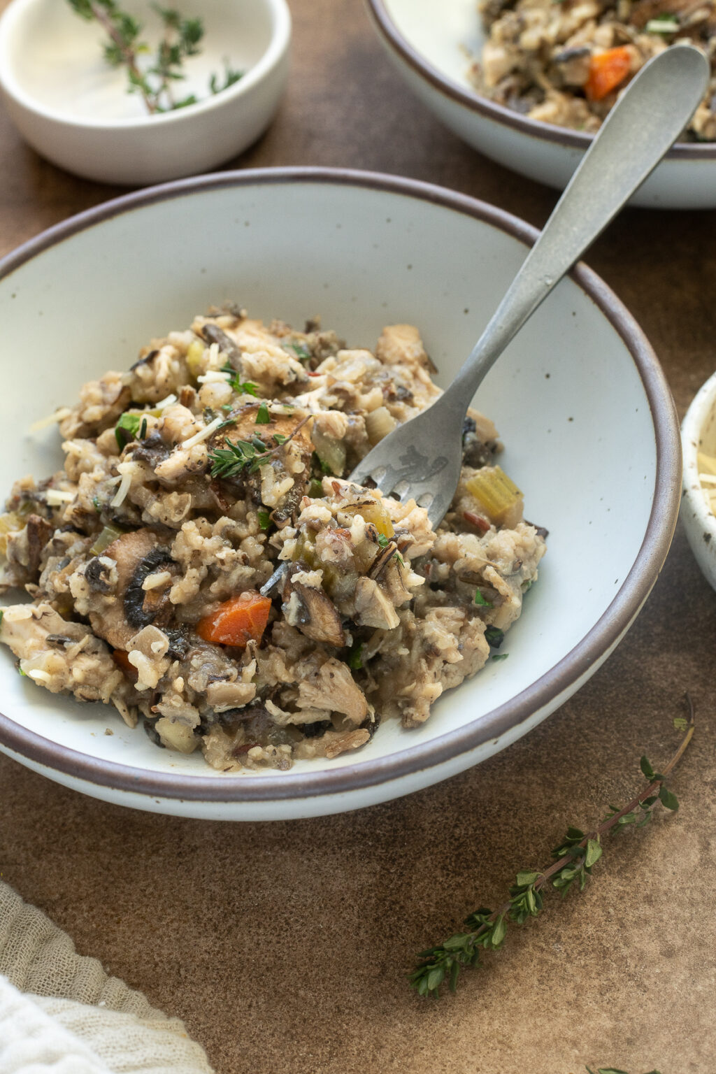 Crock Pot Chicken and Wild Rice Casserole - Flavor the Moments