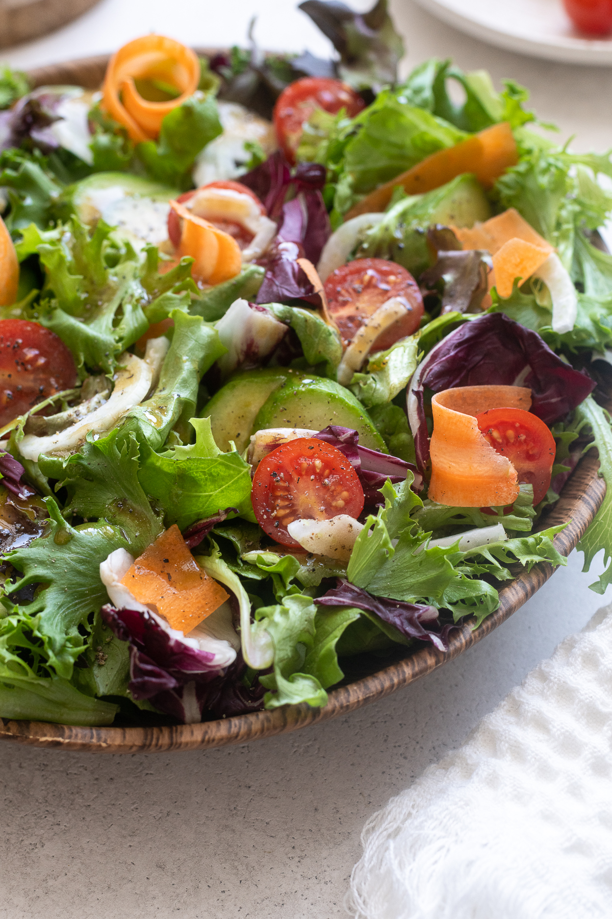 Insalata Mista (Italian Mixed Salad) - Flavor the Moments