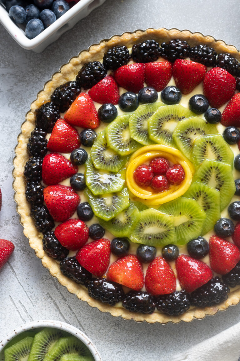 French Fruit Tart Recipe - Flavor the Moments