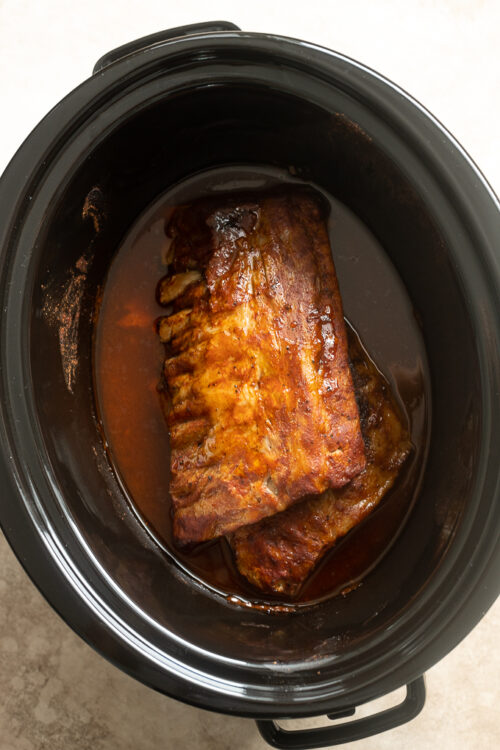 Easy Slow Cooker Baby Back Ribs - Flavor the Moments