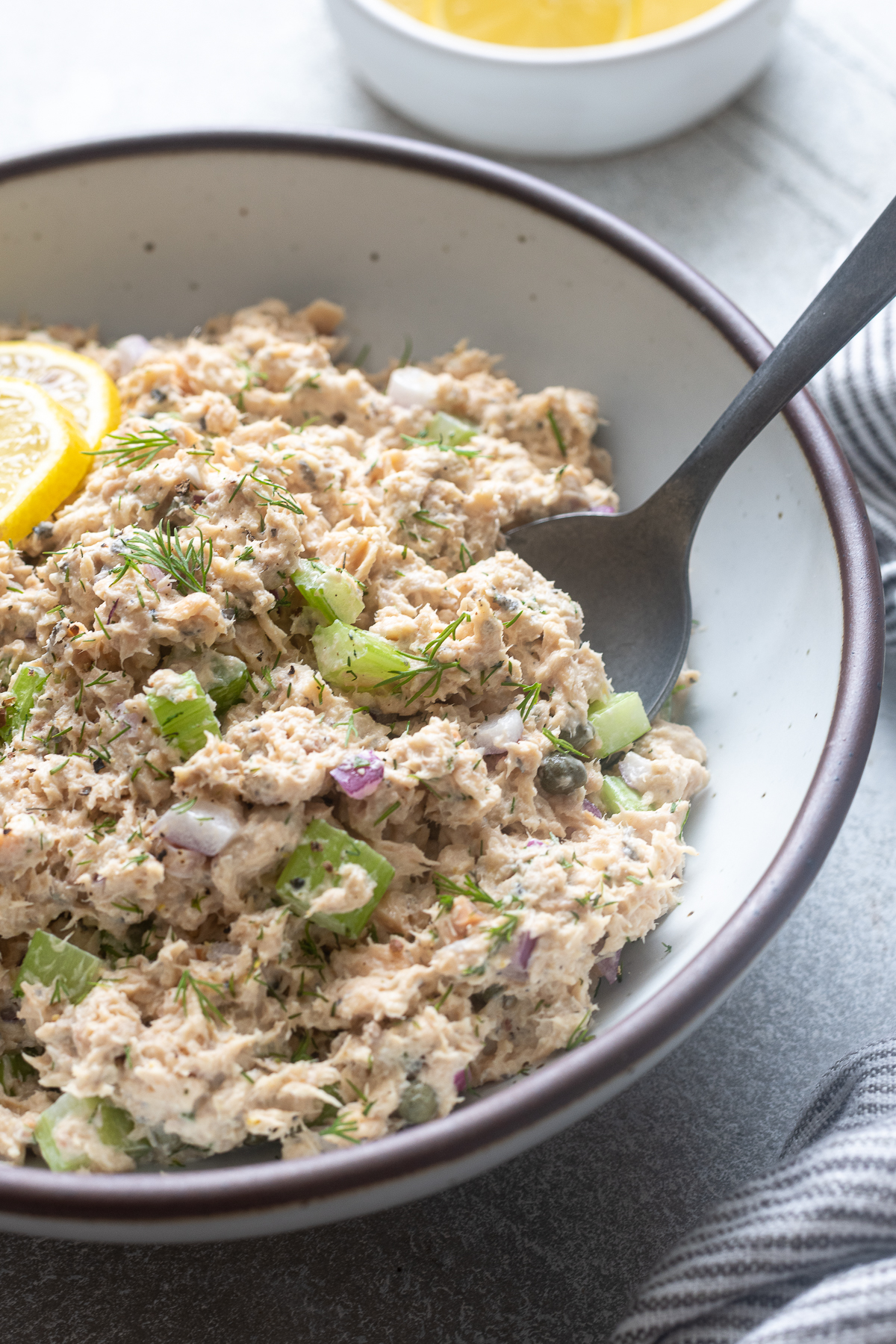 Easy Canned Salmon Salad - Flavor the Moments