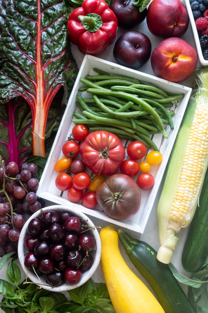 August Seasonal Produce Guide - Flavor the Moments